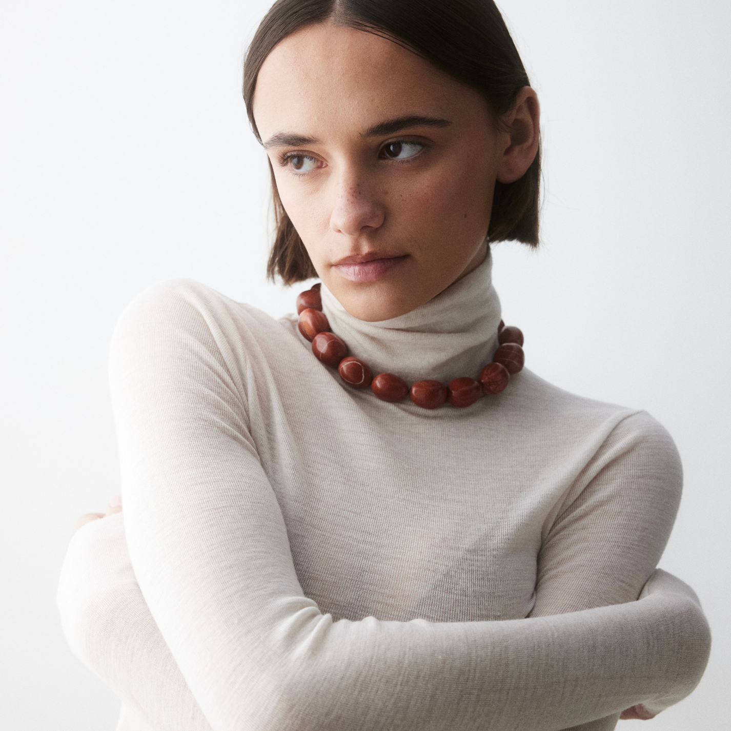 Ignite Red Jasper Necklace - Stylish Natural Jewelry – Stellar Whispers